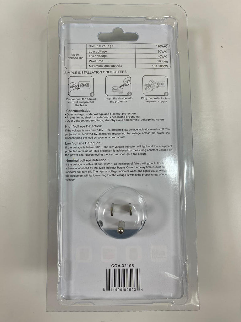 Basic Surge Protection Device Surge Protector Power Strip - 1 Outlet ...